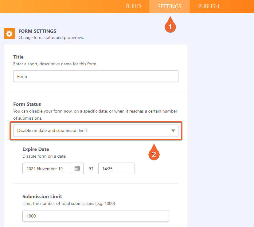 Limiting submission by specific units