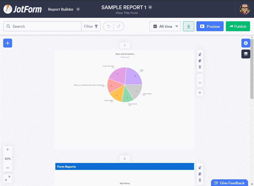 How to Download and Print the Visual Report?