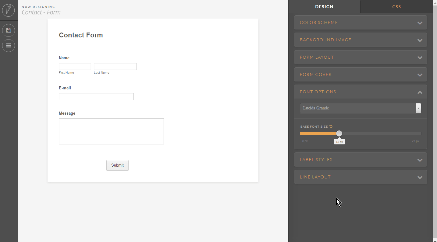 How To Change Your Form s Font Size