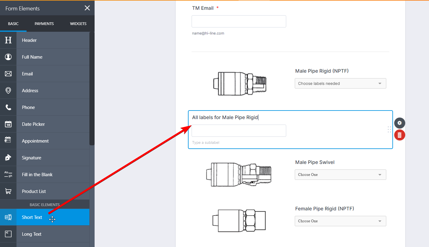 Checkbox In Dropdown Widget Copy Value To A Field Based On Selected Option