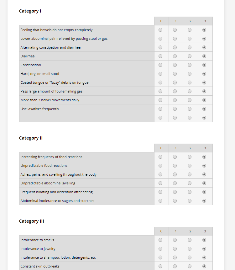How To Fix Radio Buttons Alignment On Input Table