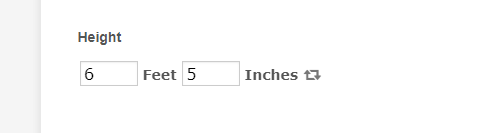 How do I collect someone's height