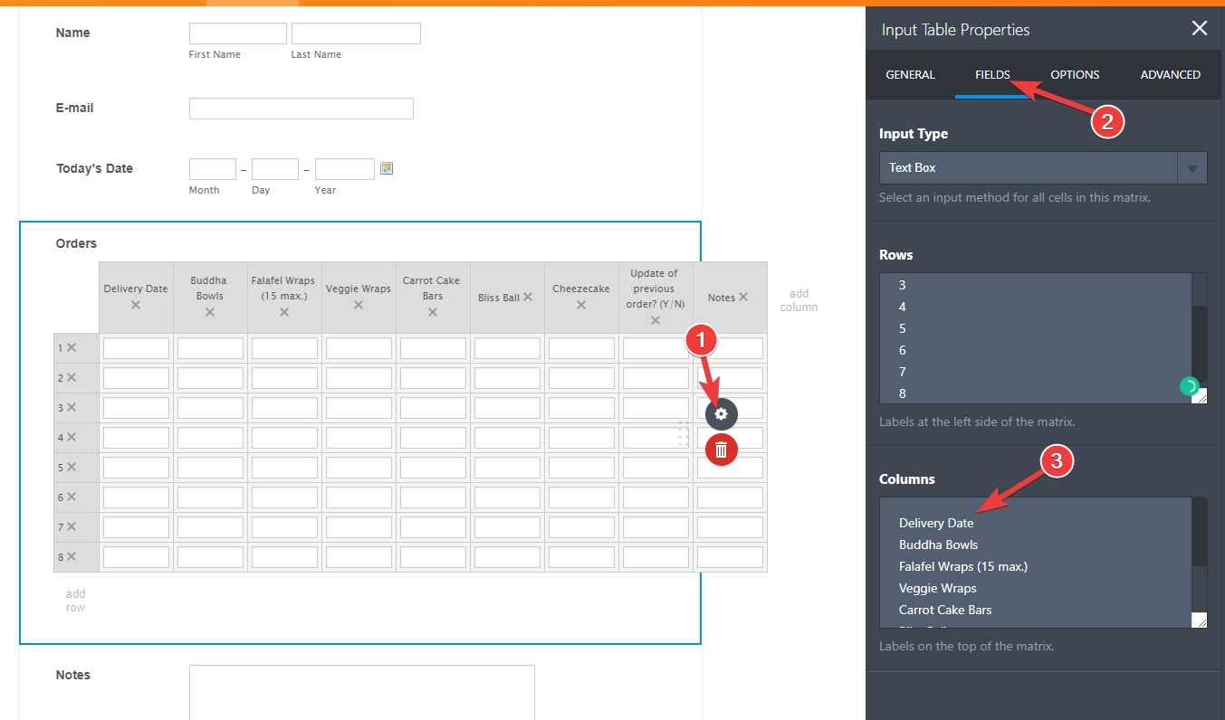 How do I move or add a column?