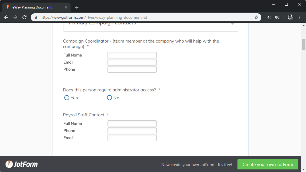 The Multiple Text Fields Widgets Are Not Loading On My Form