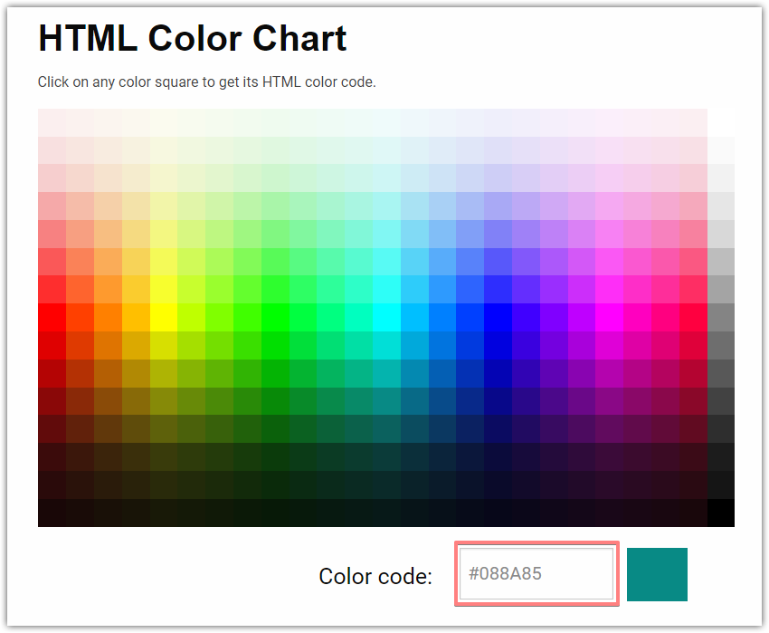 Divider Element How To Find The Color Codes To Edit The Color