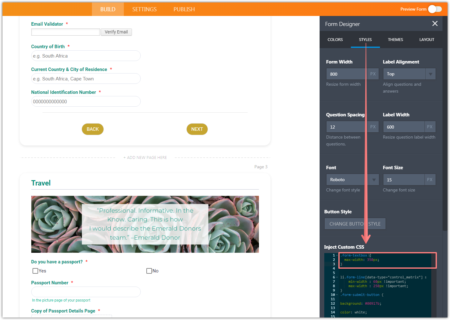 How To Reduce Size Of Text Boxes In Form