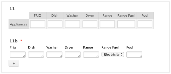 Set configurable list font size and cell height and width