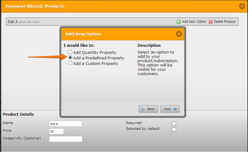 How to Add Options to Payment Forms?