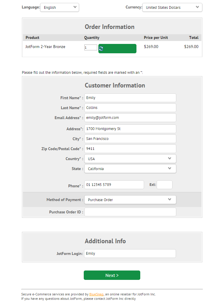 How to Upgrade and Pay by Purchase Order | JotForm