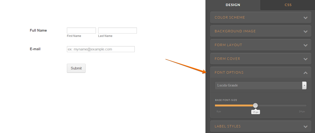 How Do You Change Font Size On Labels 
